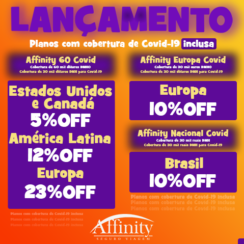 Affinity Seguro Viagem lança novos planos para Covid-19 – Blog do Affinity